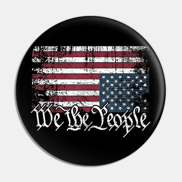 Upside Down American Flag - Upside Down American Flag - Pin | TeePublic