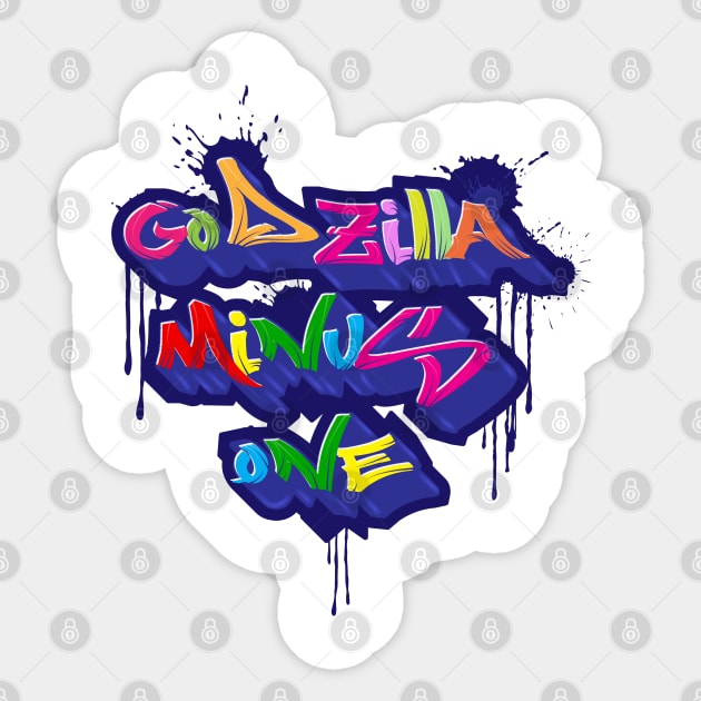 godzilla minus one design - Godzilla King Of The Monsters - Sticker ...