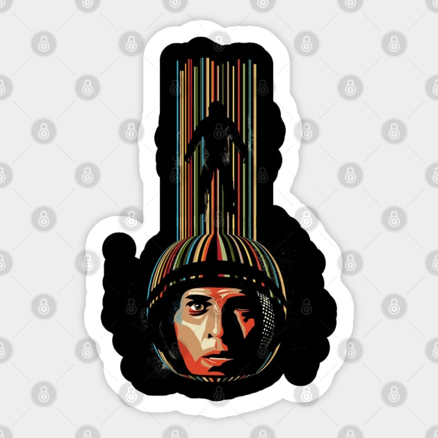 Intersteller Rainbow face - Interstellar - Sticker | TeePublic