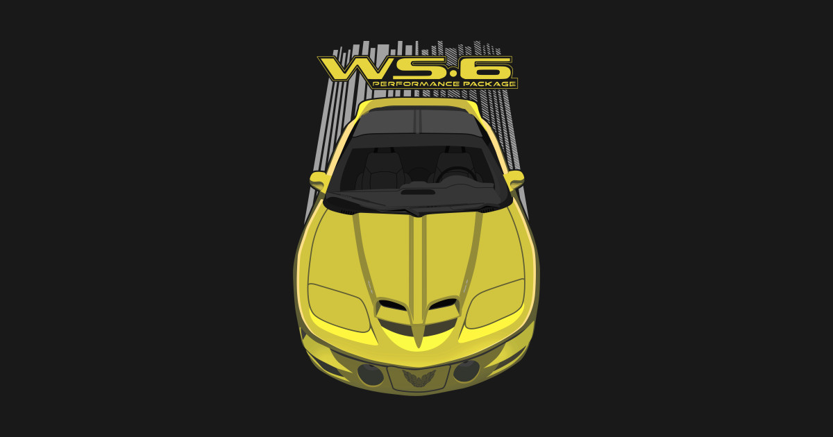 Pontiac Trans Am WS6 4thgen - Yellow - Yellow Ws6 - T-Shirt | TeePublic
