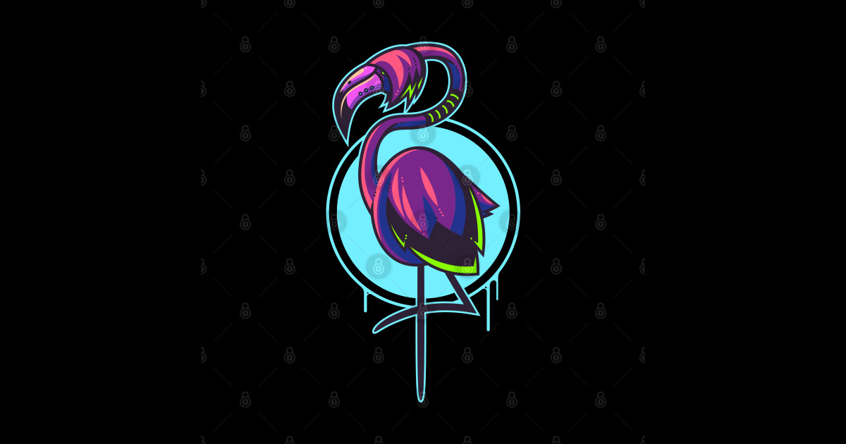 Emo Flamingo - Emo - T-Shirt | TeePublic