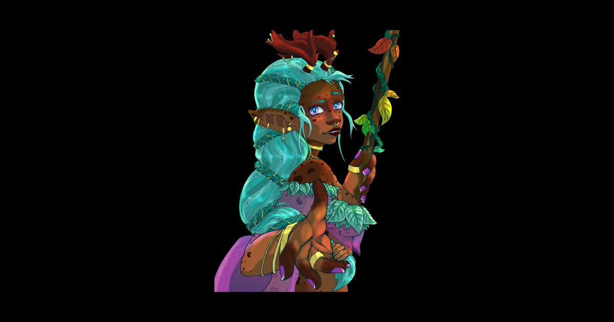 Faun cleric - Dnd - Sticker | TeePublic