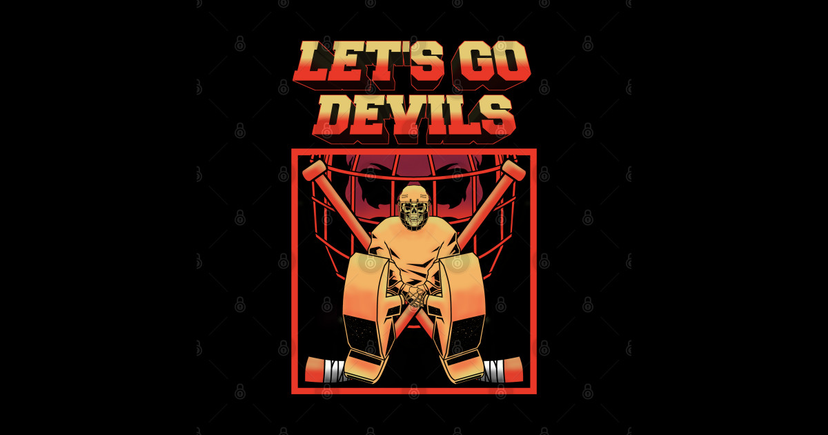 LET'S GO DEVILS - New Jersey Devils - Sticker | TeePublic