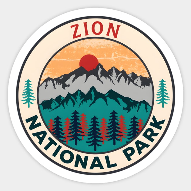 Zion National Park - Zion - Sticker | TeePublic