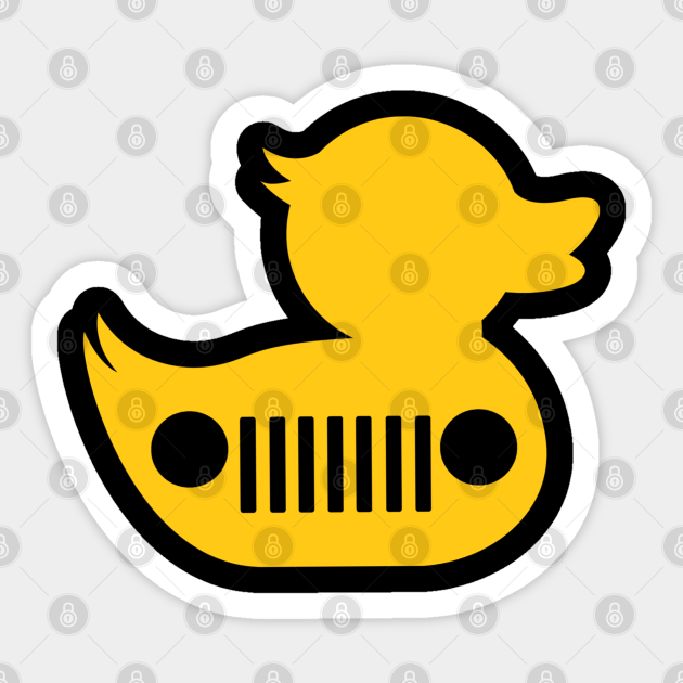 Duck Duck Jeep Minimalist - Duckduckjeep - Sticker | TeePublic