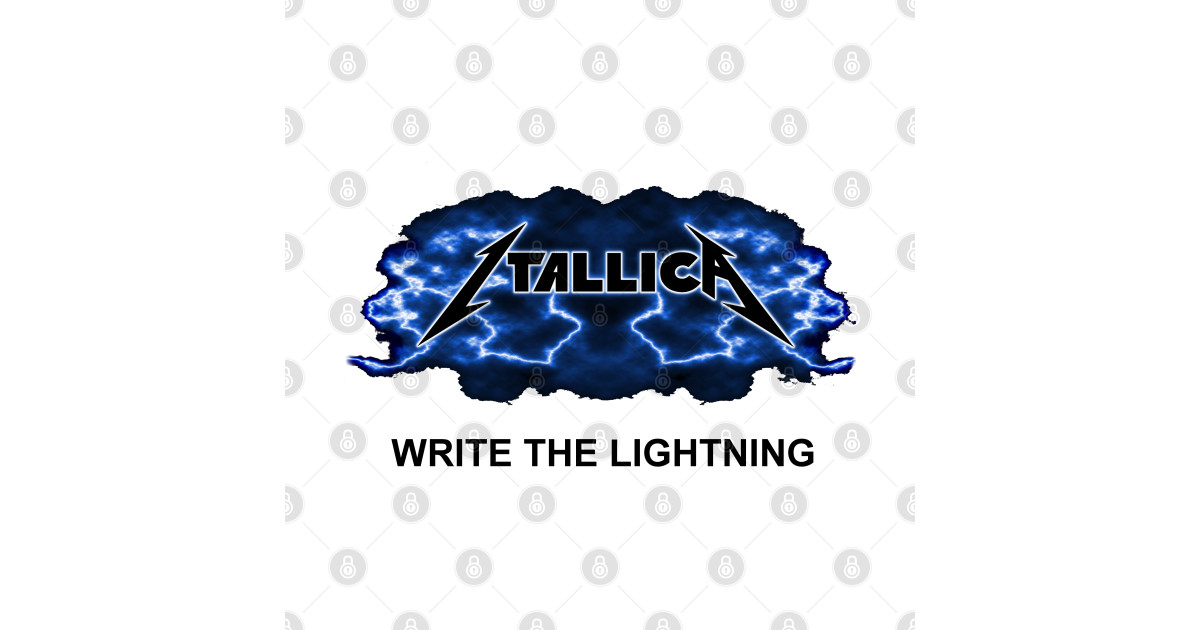 Itallica - Write The Lightning - Lightning - T-Shirt | TeePublic