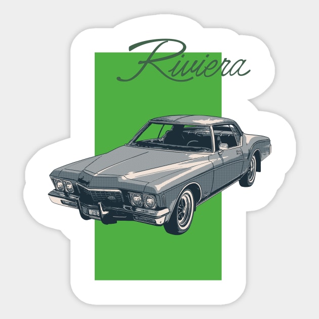 Buick Riviera - Buick - Sticker | TeePublic