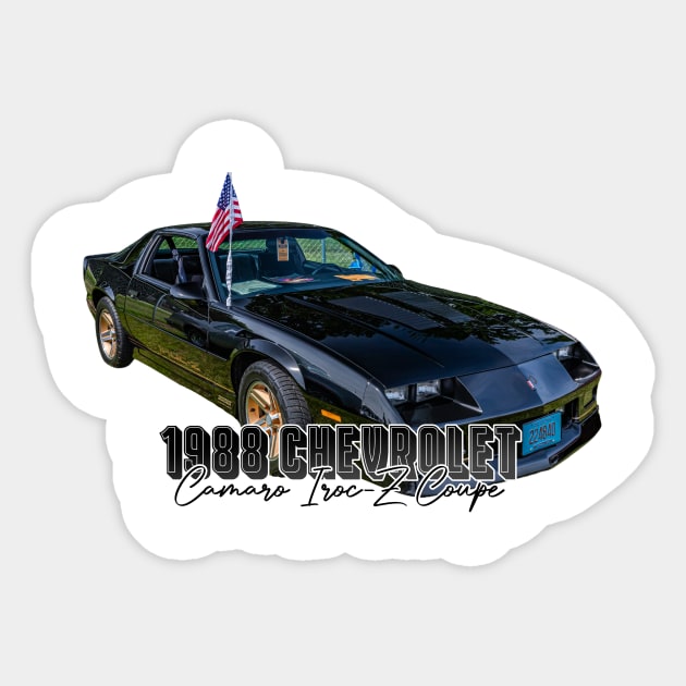 1988 Chevrolet Camaro Iroc-Z Coupe - 1988 Chevrolet Camaro - Sticker ...