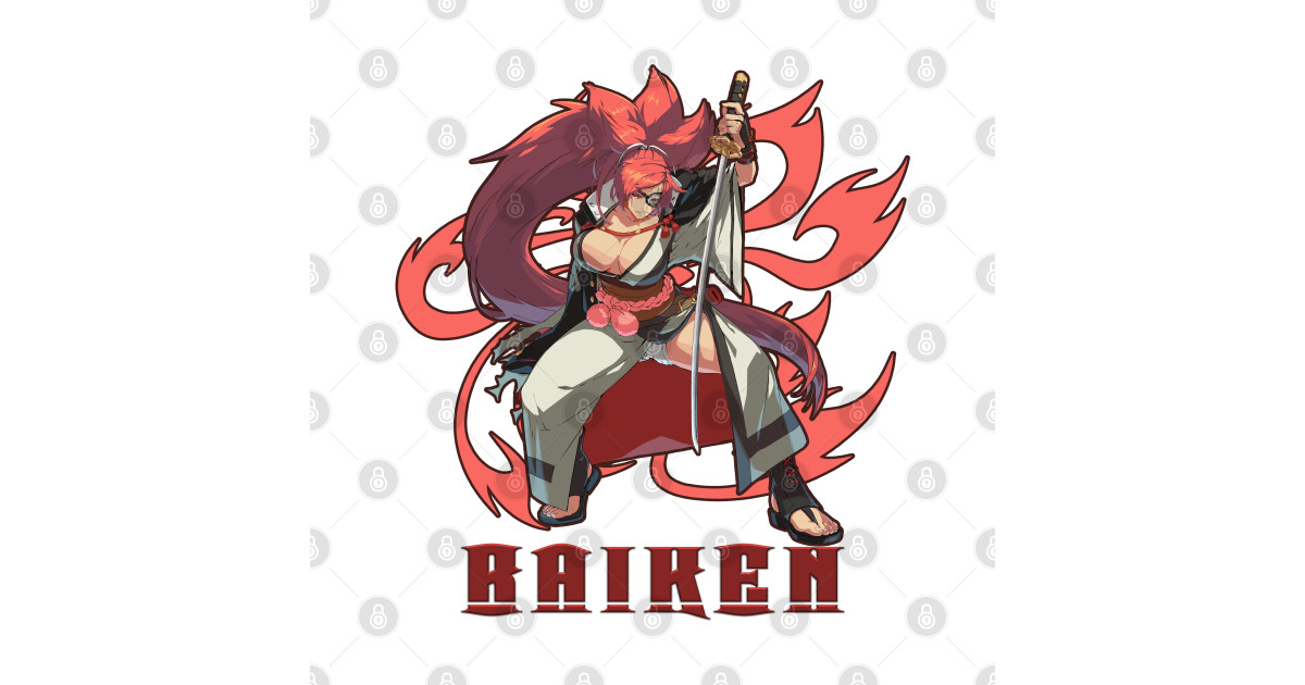 Baiken Guilty Gear Design - Baiken - T-Shirt | TeePublic