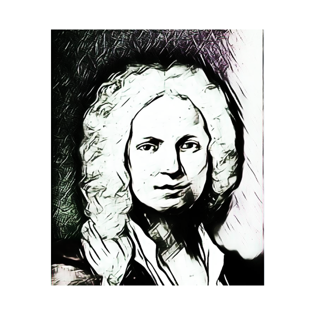 Antonio Vivaldi Black and White Portrait | Antonio Vivaldi Artwork 3 ...