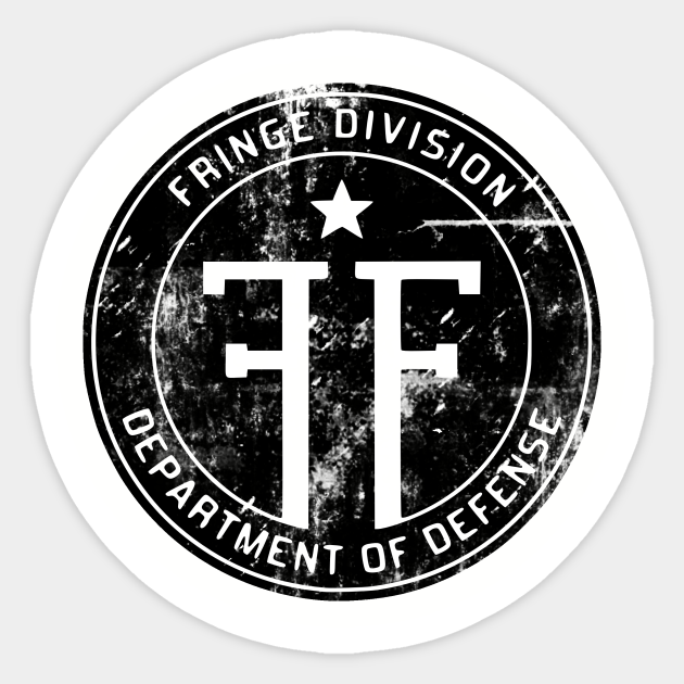 Fringe logo vintage - Fringe - Sticker | TeePublic