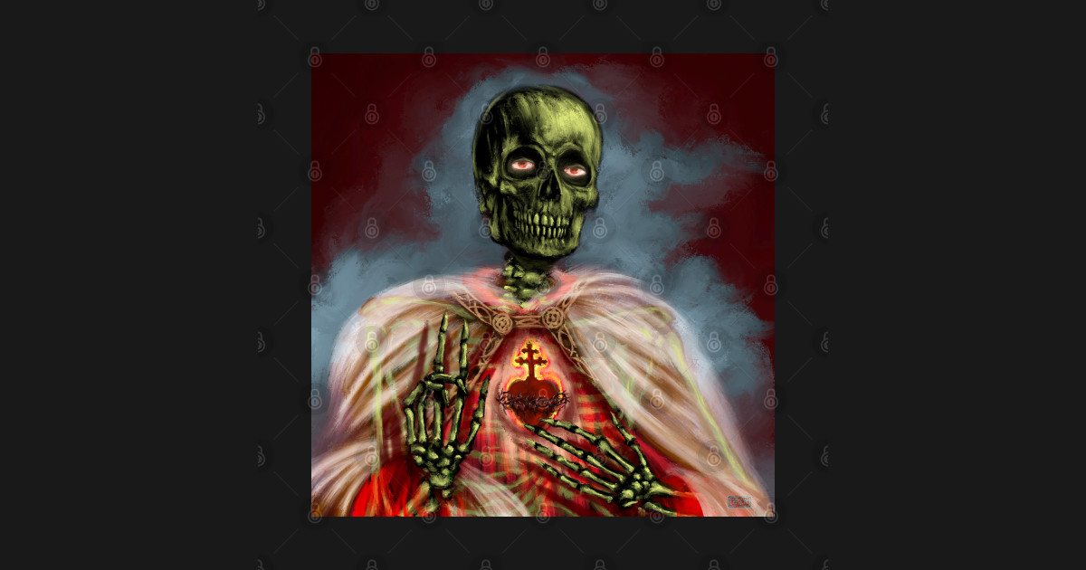 Skeletal Jesus - Jesus - T-Shirt | TeePublic