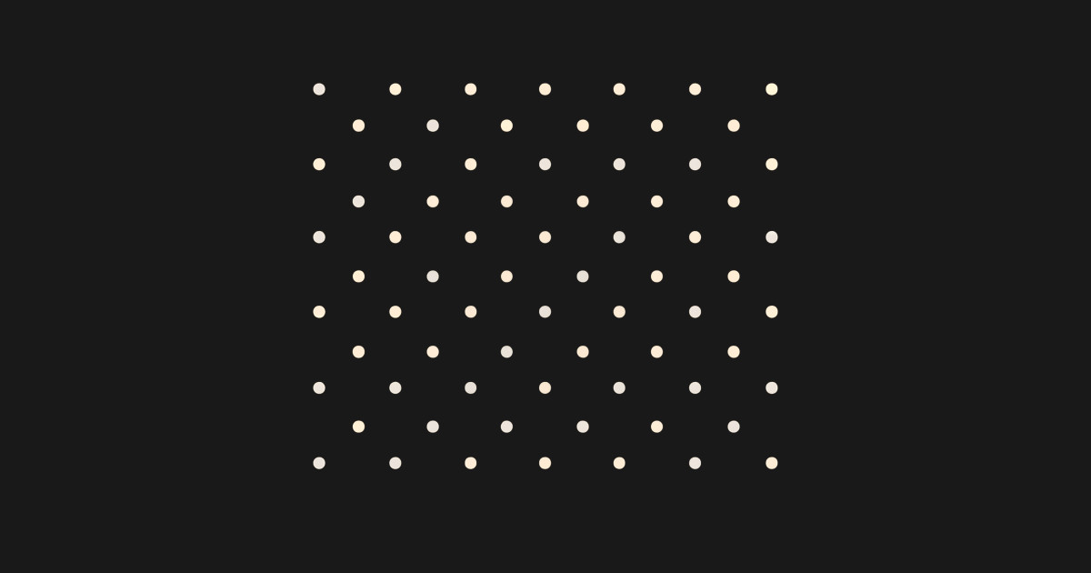 A grid of evenly spaced dots - Grid Dots Pattern Black Beige Yell - T ...