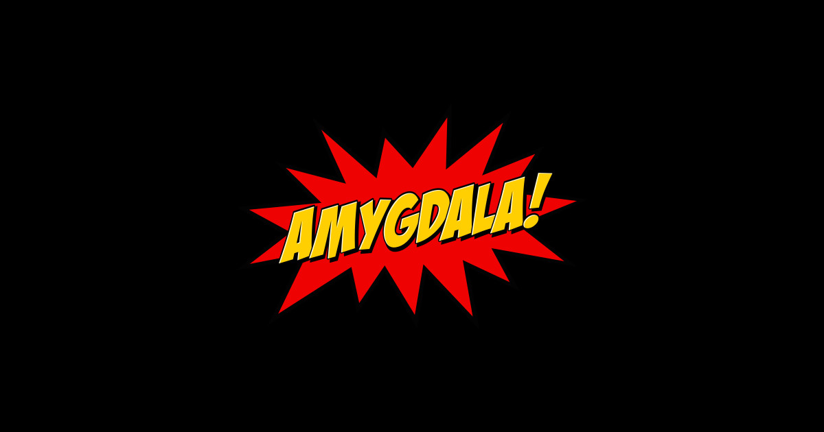 Amygdala! - Elementary - Sticker | TeePublic