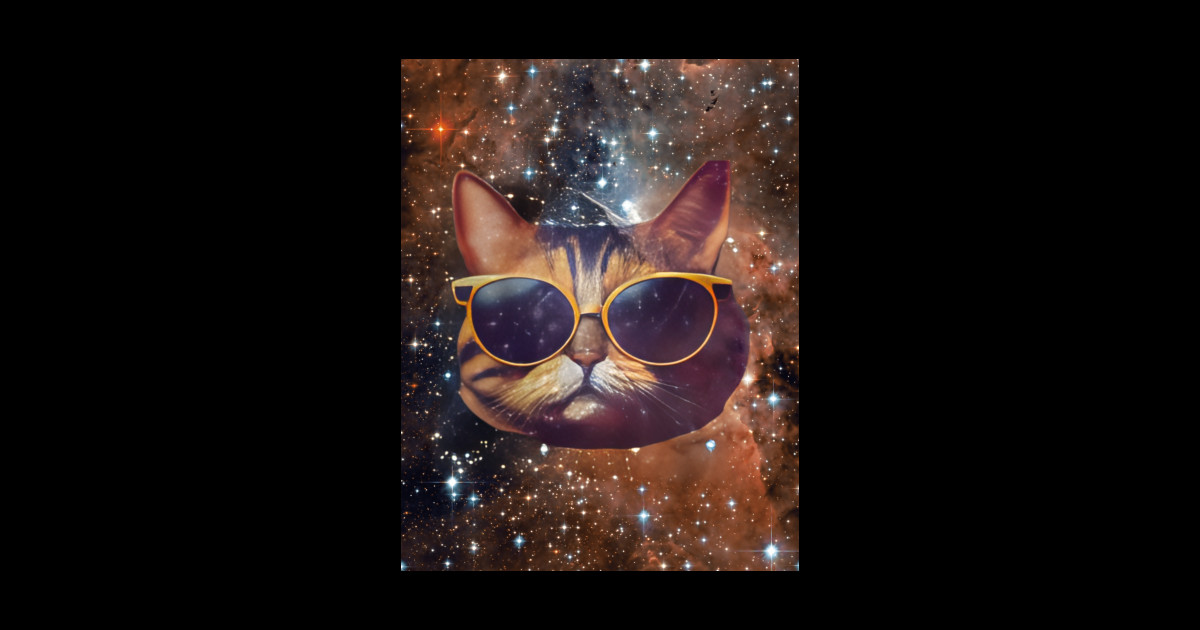 Astral cat - Cat - Posters and Art Prints | TeePublic
