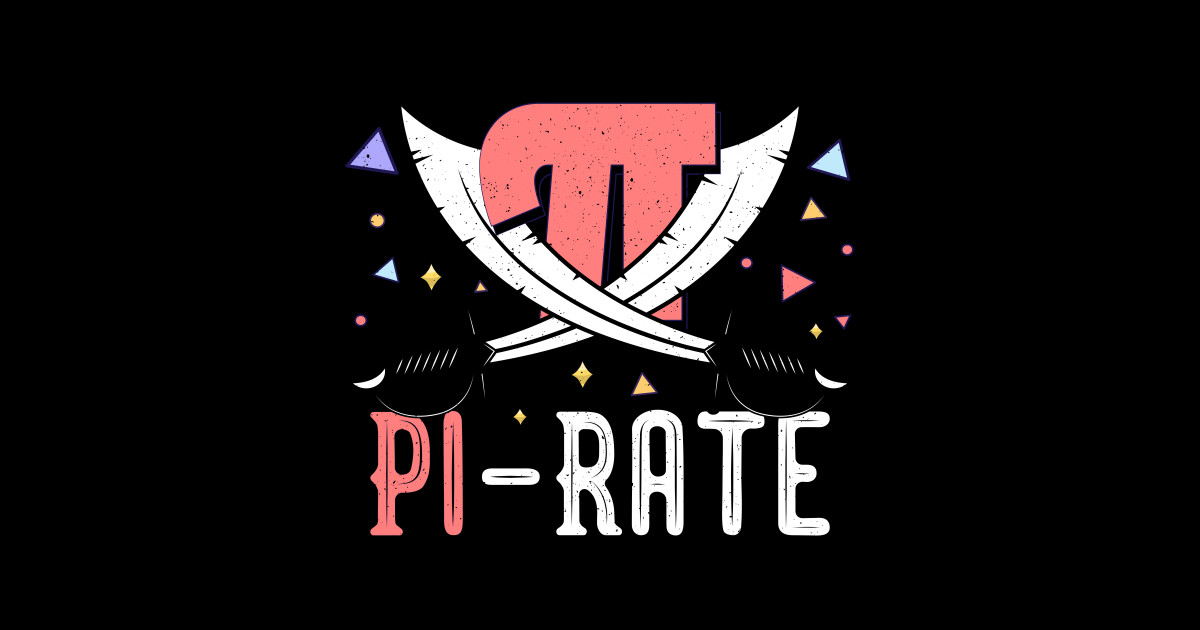 Pi-Rate – Rule the Pi Seas! - Pi Day - Sticker | TeePublic