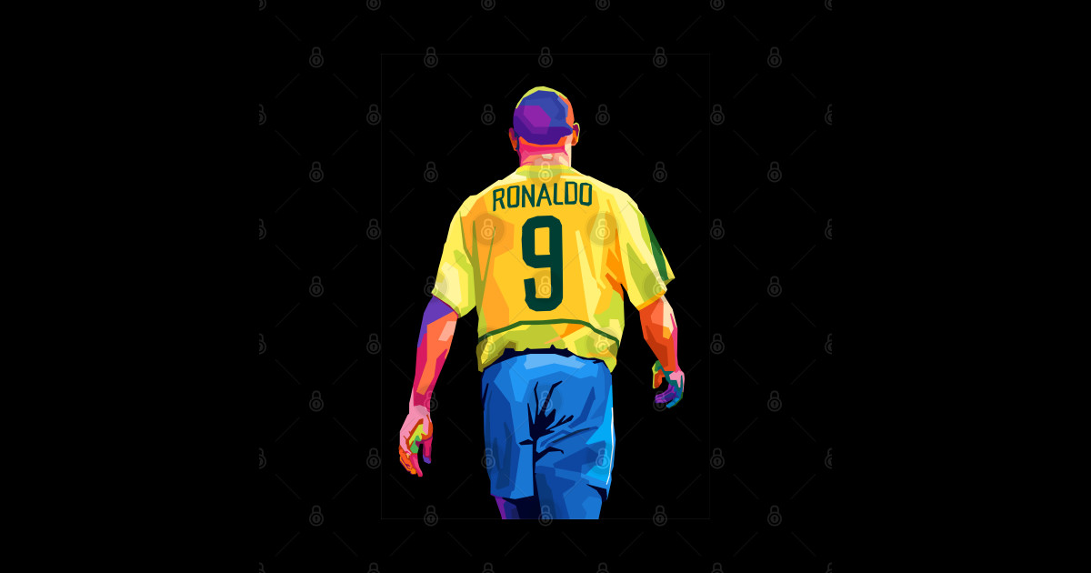 Ronaldo Nazario Legendary Brazil - Ronaldo Nazario - Posters and Art ...