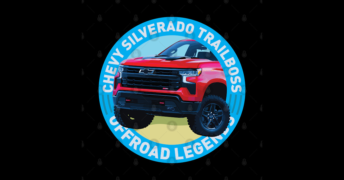 4x4 Offroad Legends: Chevy Silverado Trail Boss - Trail Boss - Sticker ...