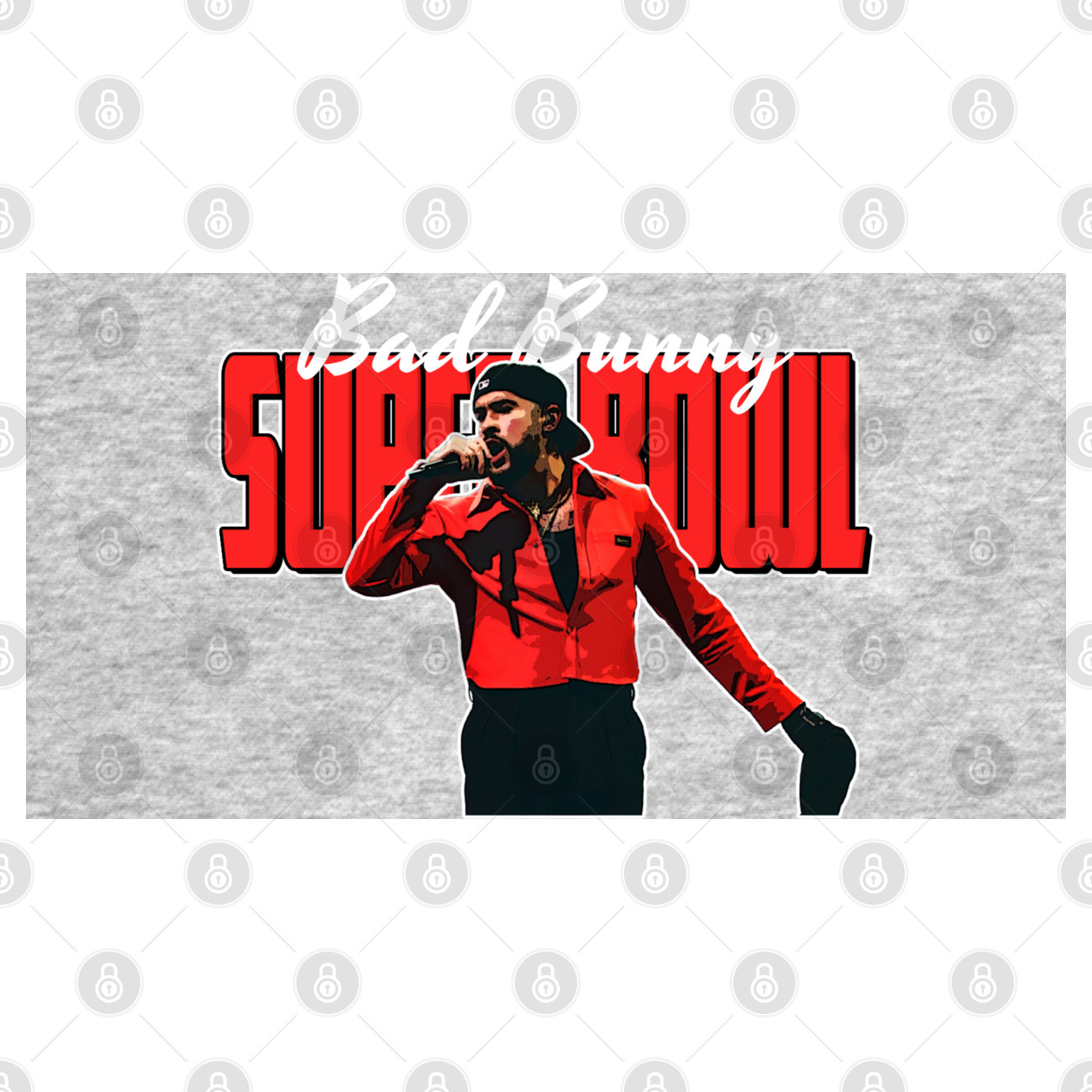 BAD BUNNY SUPER BOWL - Bad Bunny Super Bowl - T-Shirt | TeePublic