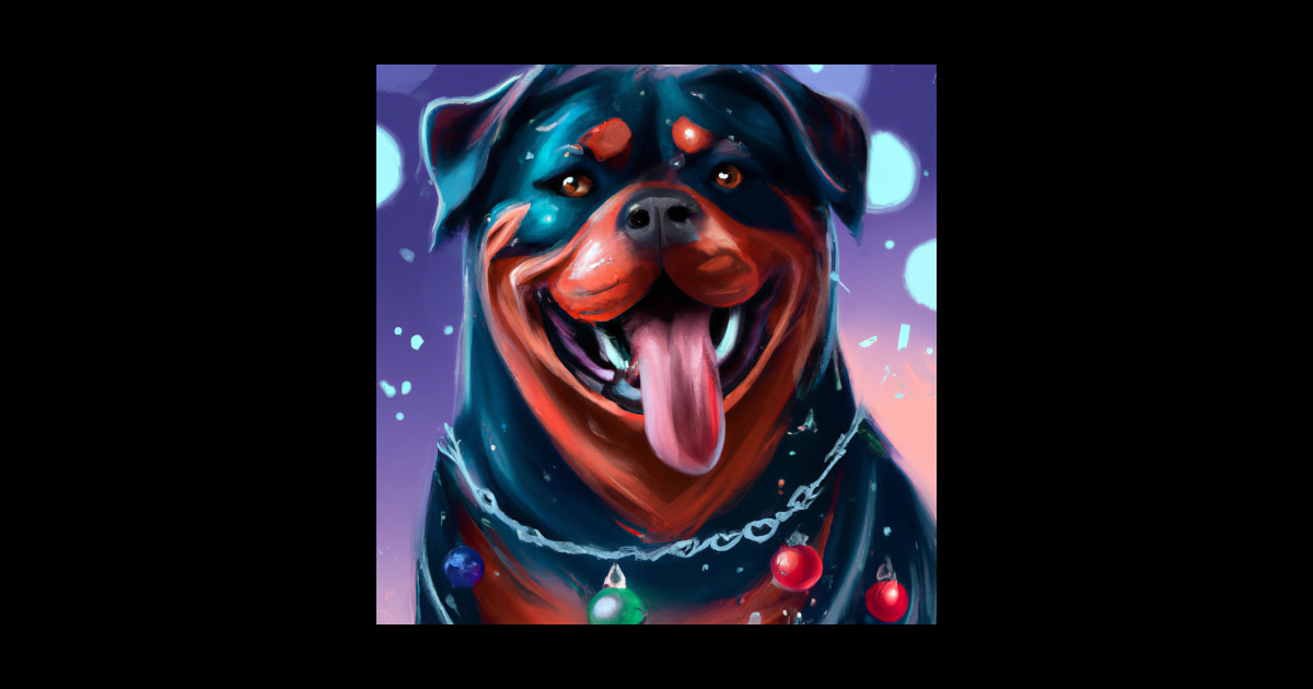 Cute Rottweiler Drawing - Cute Rottweiler - Posters and Art Prints ...