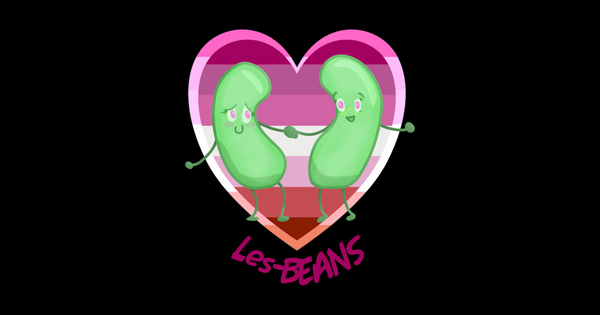 Les-BEANS - Lesbian - Sticker | TeePublic