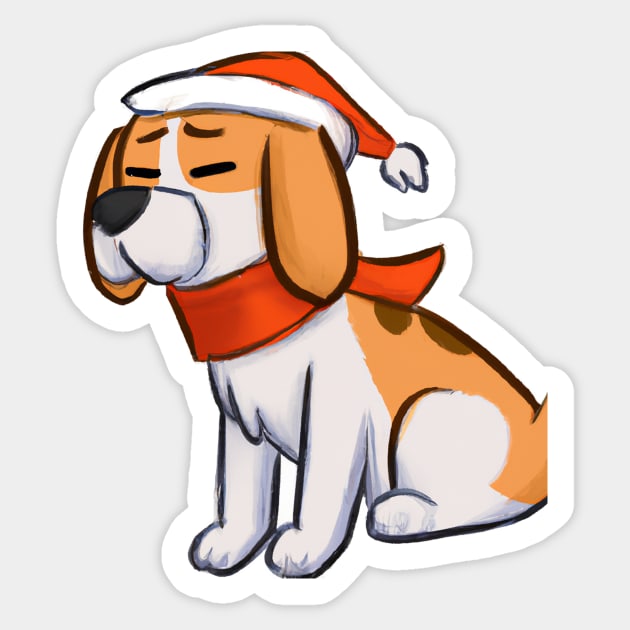 Cute Beagle Drawing - Beagle - Sticker | TeePublic