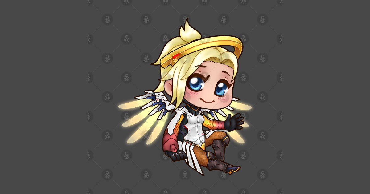 Chibi Mercy - Overwatch - Sticker | TeePublic