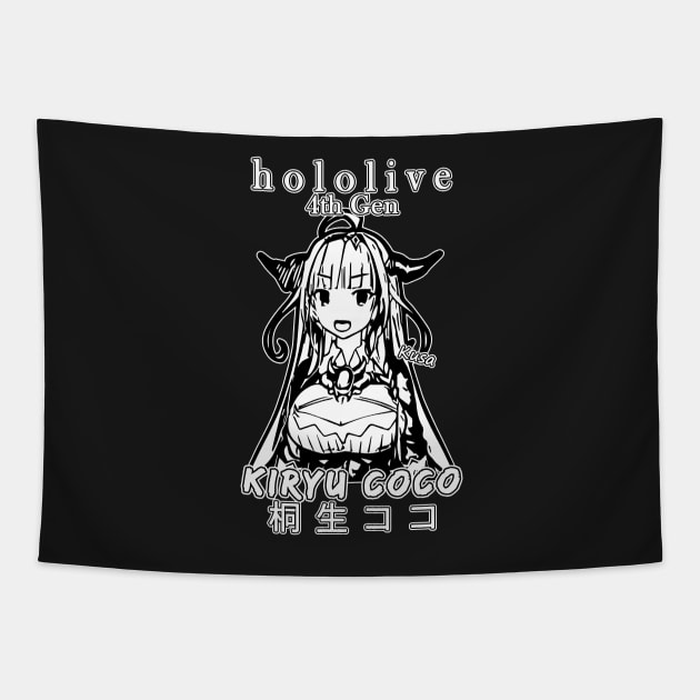 Kiryu Coco 4th Gen Hololive - Kiryu Coco - Tapestry | TeePublic