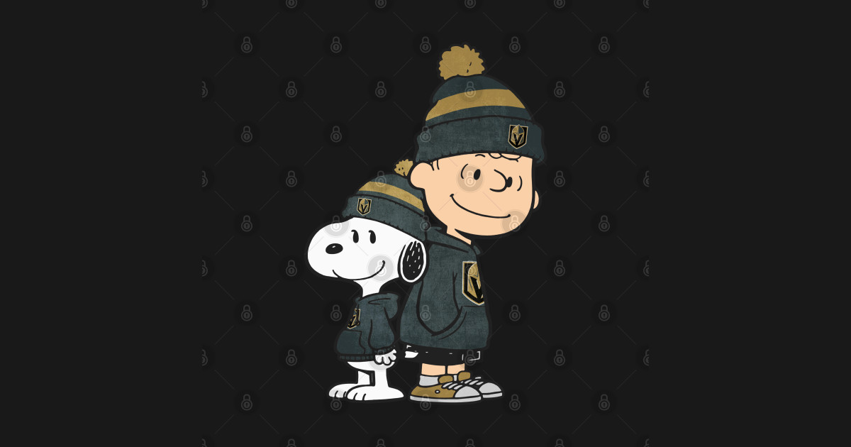 Charlie Brown Golden Knights - Vegas Golden Knights - T-Shirt | TeePublic