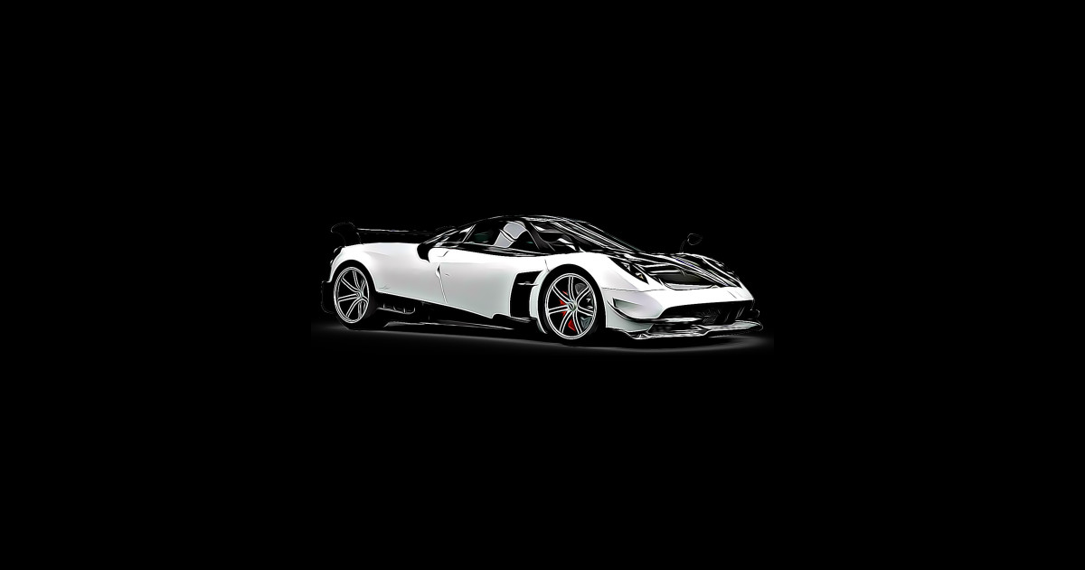 Pagani Huayra Supercar Racing Cartoon - Gt3 - Posters and Art Prints ...