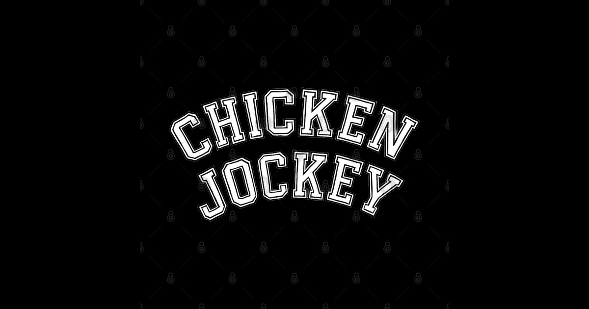 Chicken Jockey Varsity - Chicken Jockey Minecraft - Sticker | TeePublic