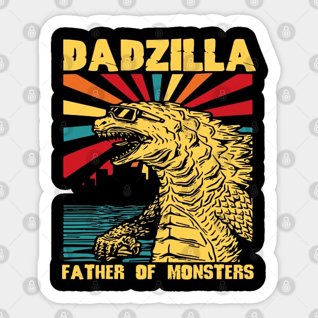 Dadzilla Father Of The Monsters Daddy Funny Fathers Day - Dadzilla ...