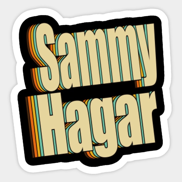 Sammy Hagar - Band - Sticker | TeePublic