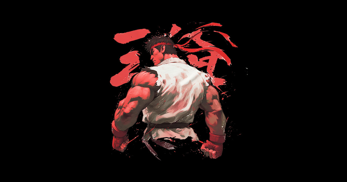 ryu - Street Fighter - Sticker | TeePublic