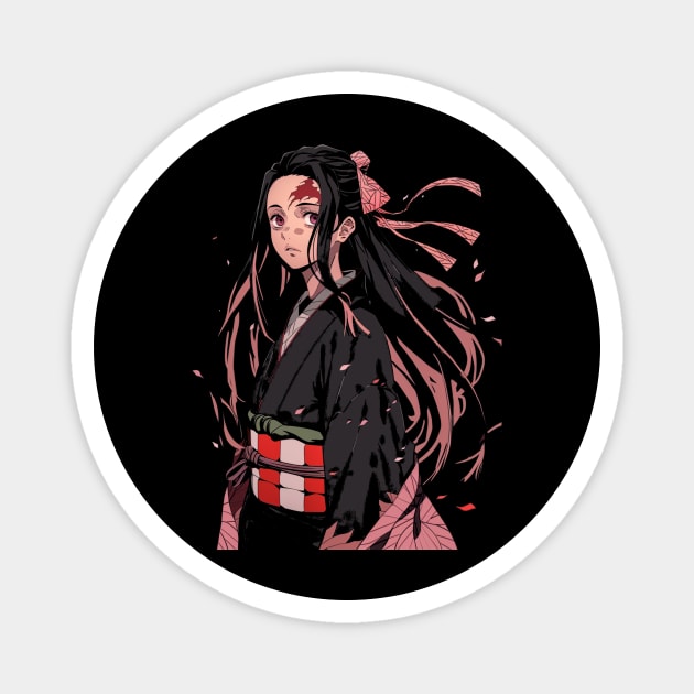 NEZUKO FAN ART - Nezuko Fan Art - Magnet | TeePublic