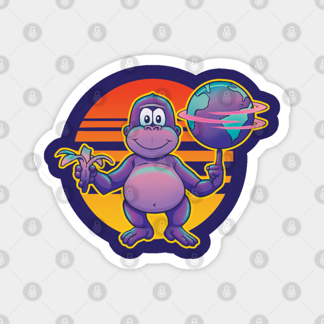 Bonzi Buddy Vaporwave (BonziBuddy) - Bonzibuddy - Magnet | TeePublic