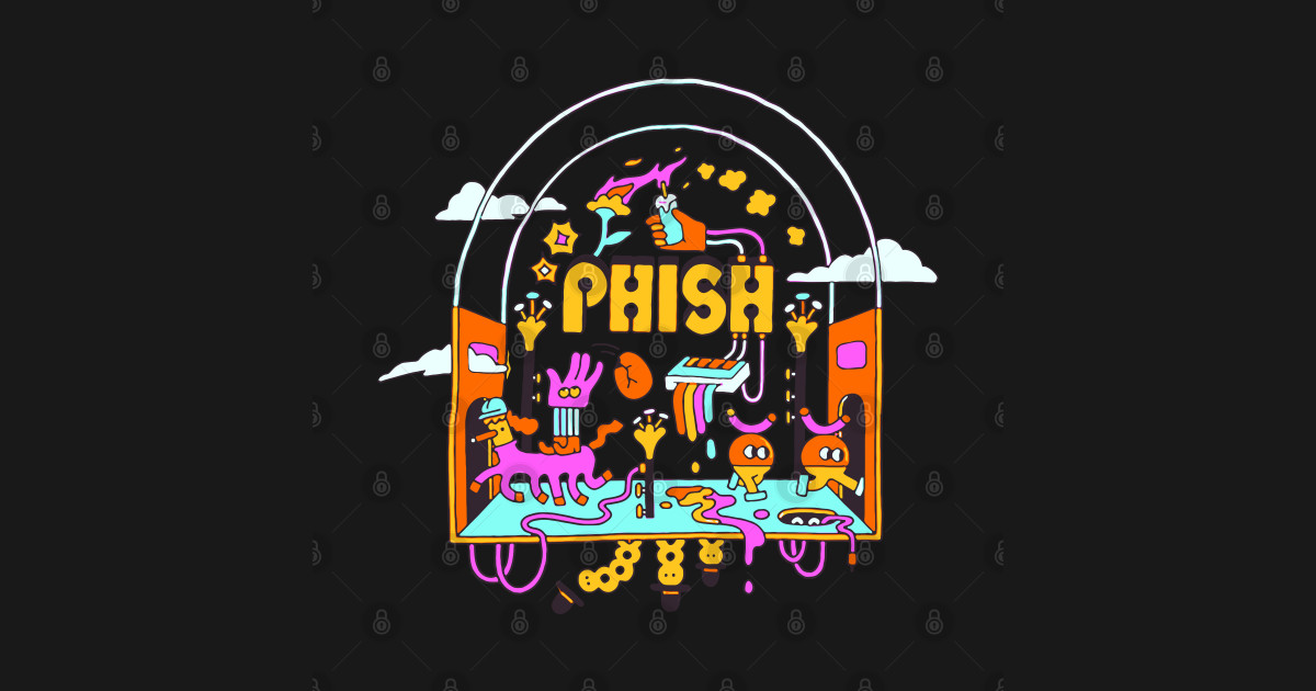 Aesthetic Phish Graphic - Phish - T-Shirt | TeePublic