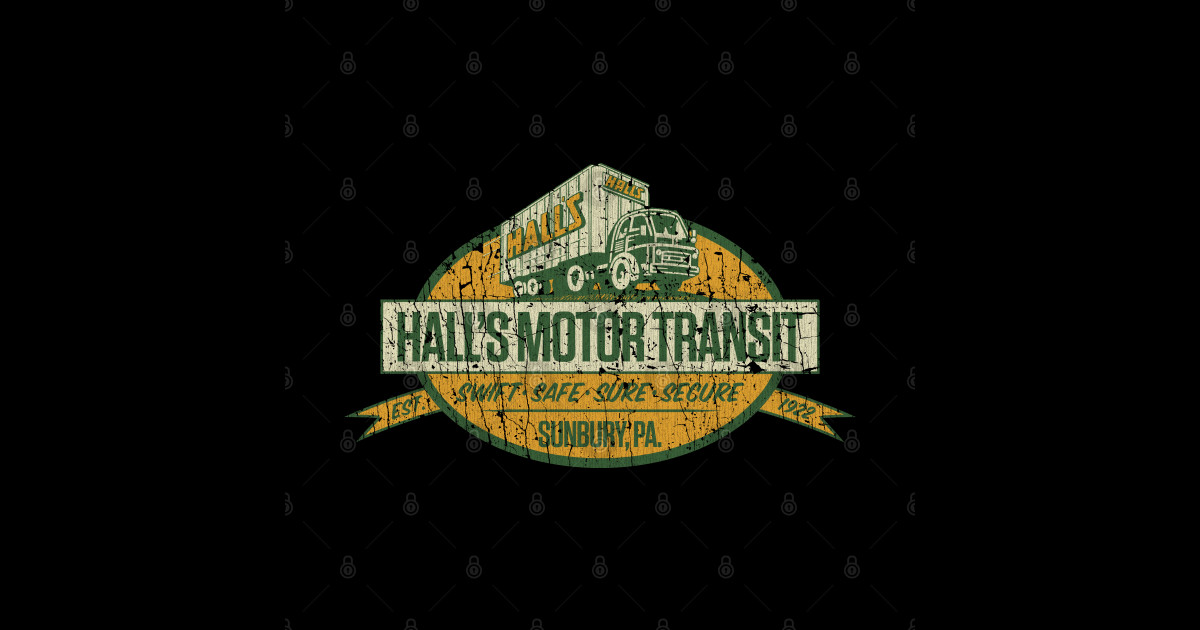 Hall's Motor Transit 1922 - Trucker - T-Shirt | TeePublic