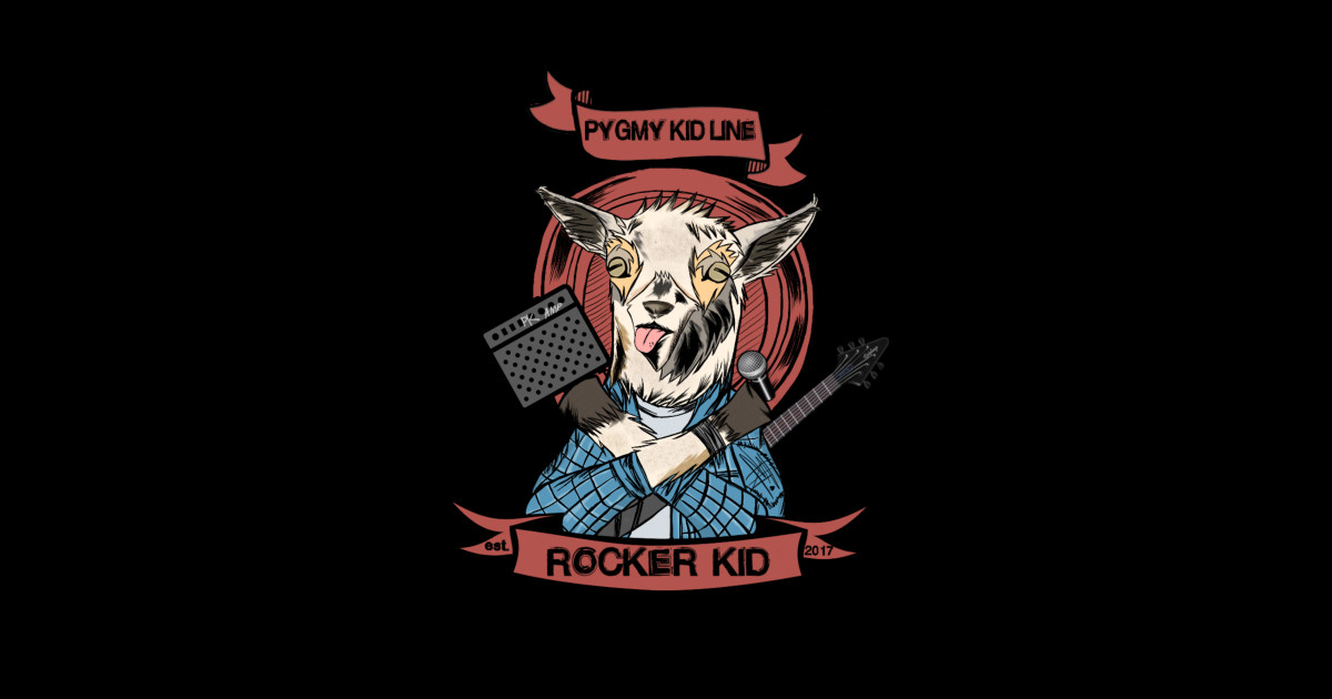 Rocker Kid - Rock - Sticker | TeePublic