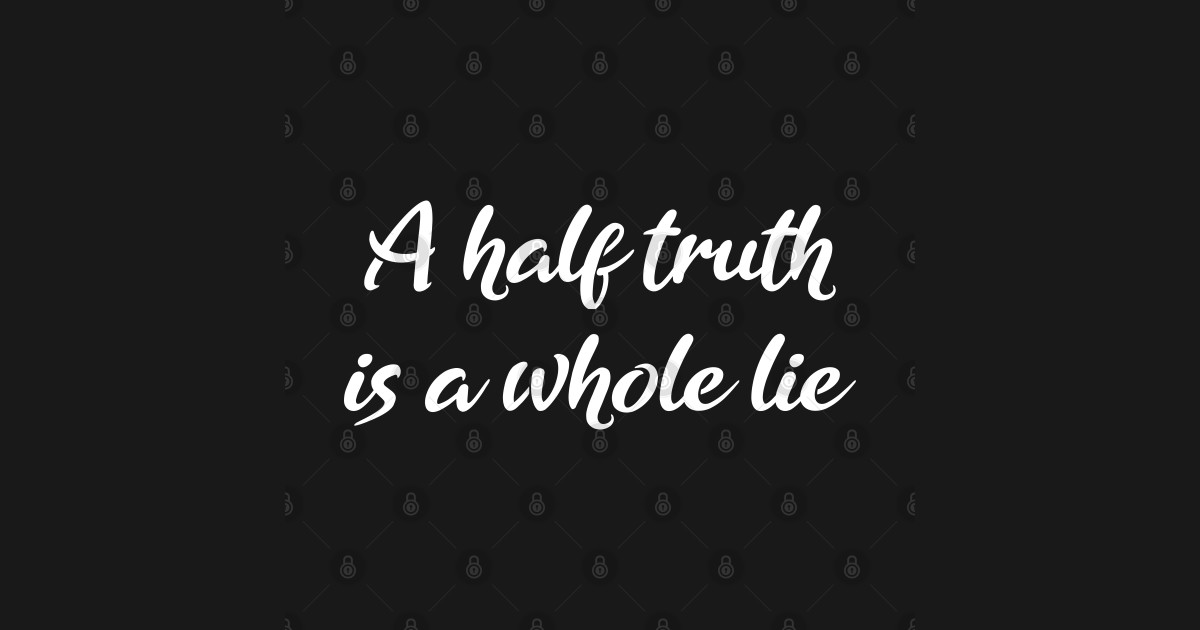 A-half-truth is a whole lie, Unity Day - Unity Day Orange - T-Shirt ...