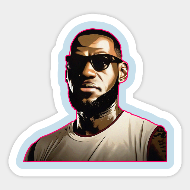 Lebron King James - Lebron King James - Sticker | TeePublic