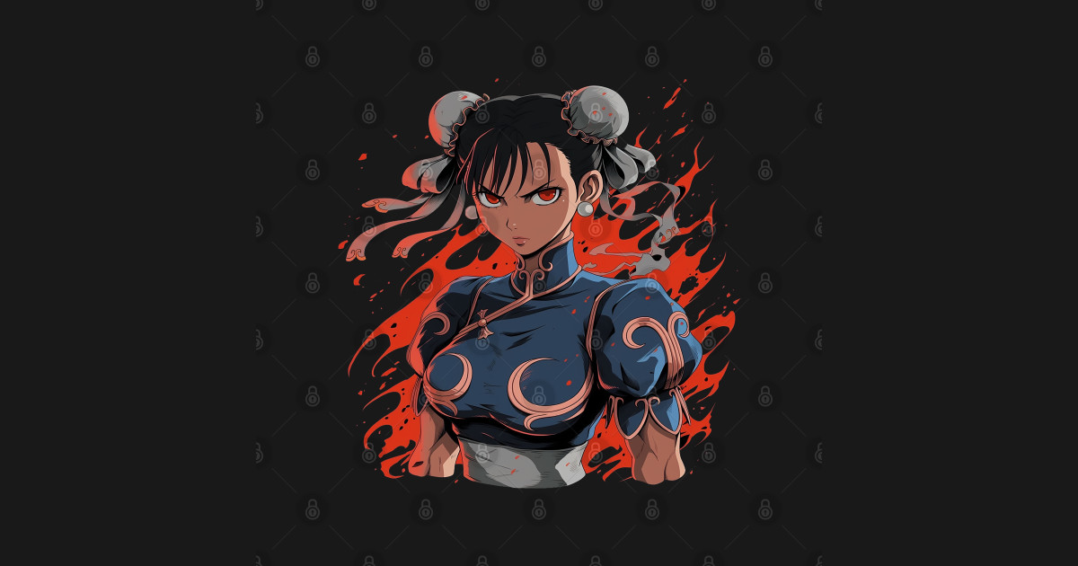 Chun Li from Street Fighter - Chun Li - T-Shirt | TeePublic