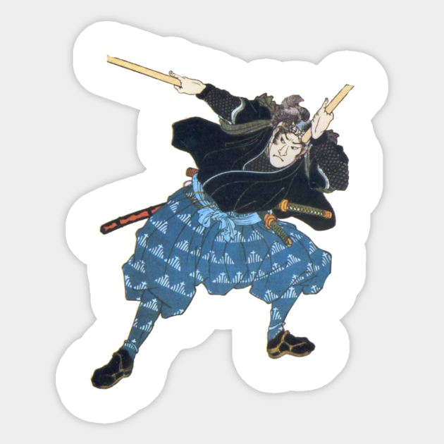 Miyamoto Musashi - Samurai - Sticker | TeePublic