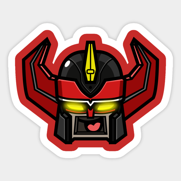 Megazord - Power Ranger - Sticker | TeePublic