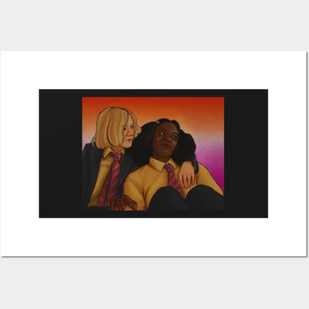 Tara and Darcy - heartstopper drawing - Kit Connor - Posters and Art ...