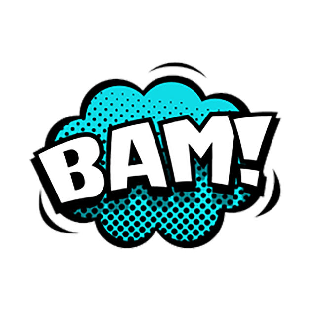 Bam sound effect - Comic Books - T-Shirt | TeePublic