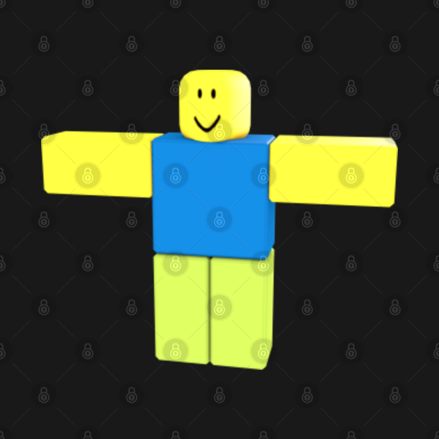 T-Pose Roblox Noob Meme Gamer Gift - Roblox - Long Sleeve T-Shirt ...