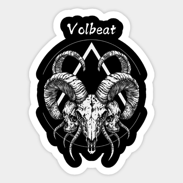 The Dark Triad Volbeat - Indie Rock - Sticker | TeePublic
