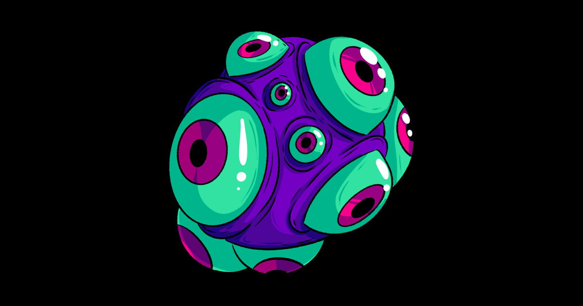 Ball of Eyes - Doncuak - Sticker | TeePublic