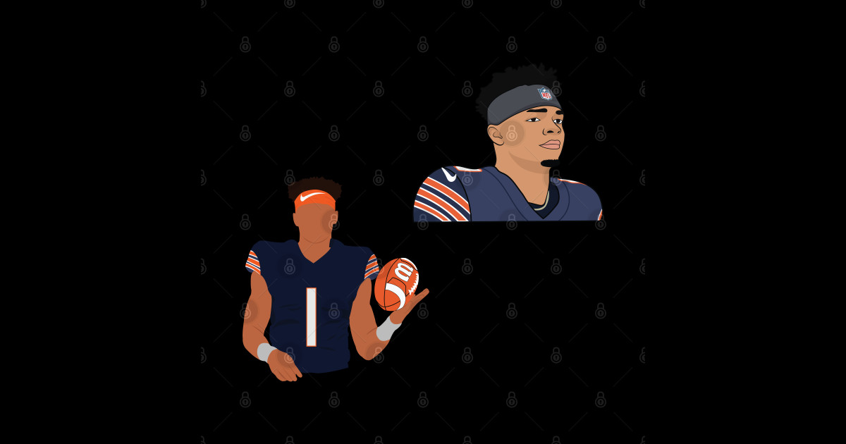 Justin Fields - Justin Fields - Sticker | TeePublic